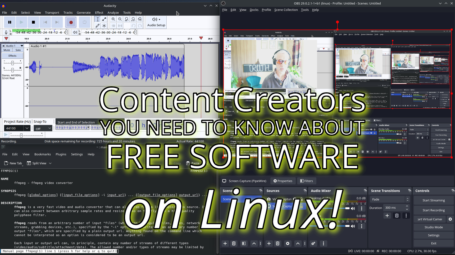 Top Picks: Install Free Software for Content Creation on Linux