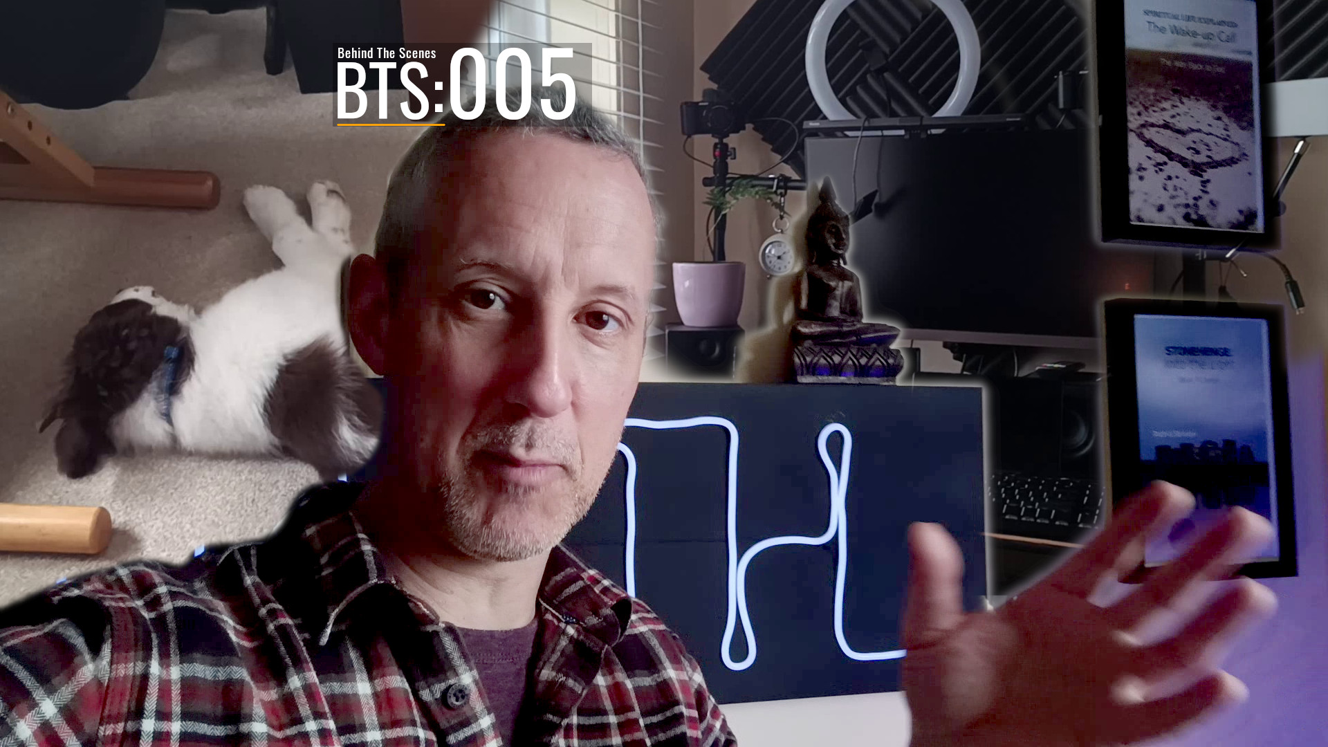 BTS: Setting up a new camera angle for live streaming, and introducing Jesse - Mark P Zaretti